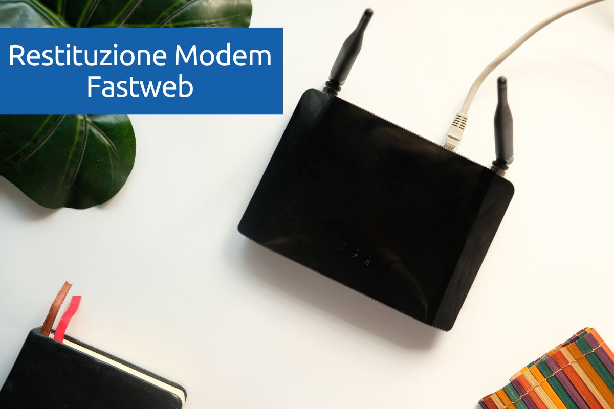 Restituzione Modem Fastweb con Poste Italiane e Modulo PDF